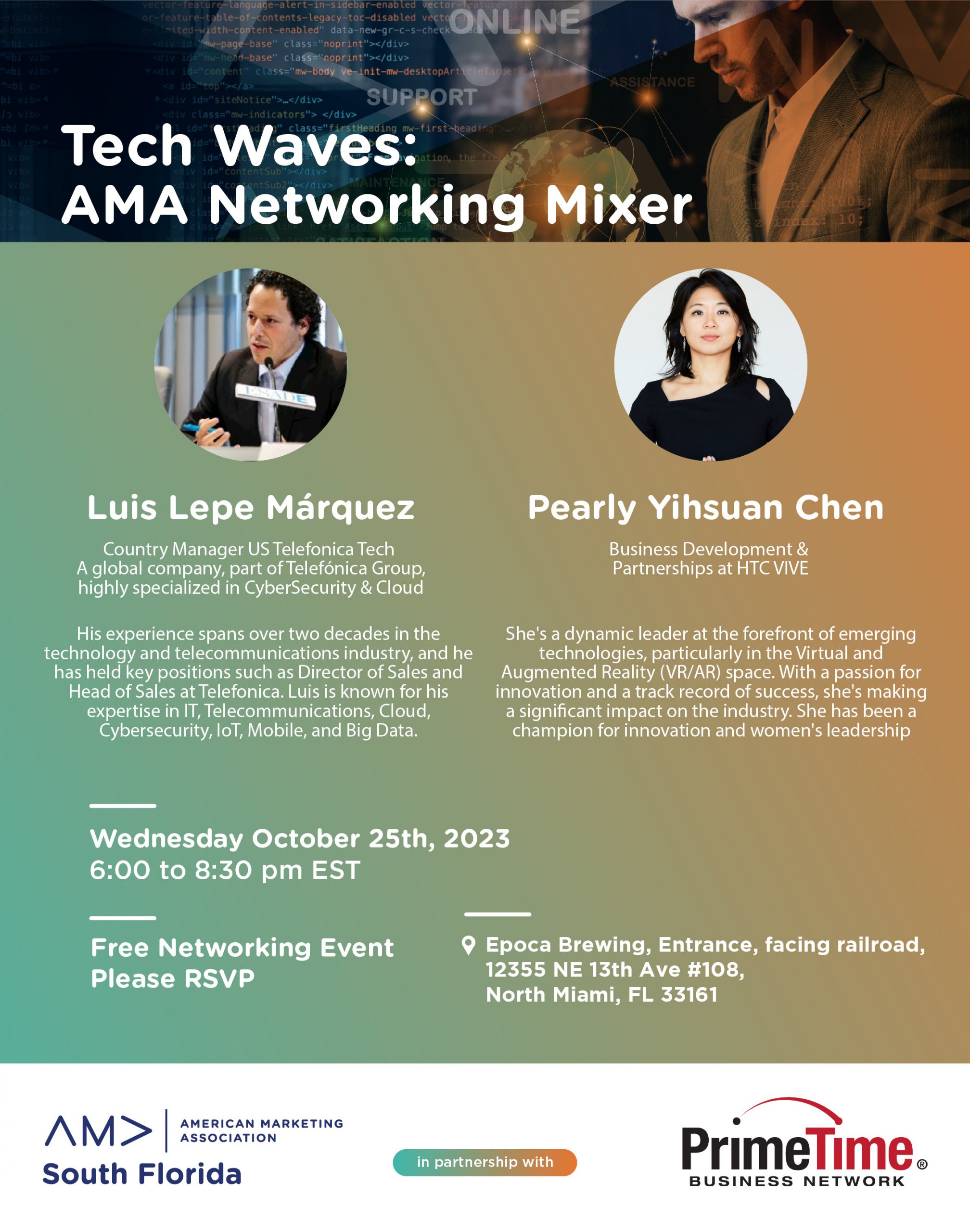 Tech Waves: AMA Networking Mixer – AMA South Florida